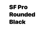 SF Pro Rounded Black Font - Free Font Download