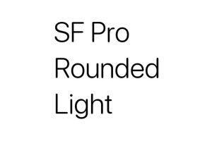 SF Pro Rounded Light Font - Free Font Download