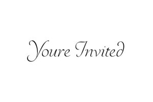 Youre Invited Font - Free Font Download