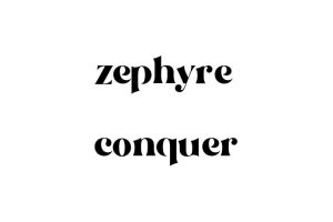 zephyre conquer Font - Free Font Download