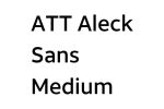 ATT Aleck Sans Medium Font - Free Font Download