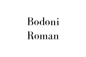 Bodoni Roman Font - Free Font Download