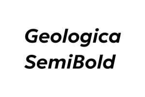 Geologica SemiBold Font - Free Font Download