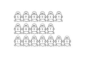 Spooky Ghost Letters Font - Free Font Download