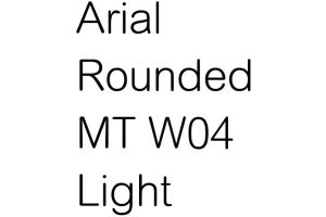 Arial Rounded MT W04 Light Font - Free Font Download