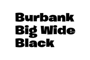 Burbank Big Wide Black Font - Free Font Download