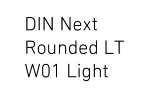 DIN Next Rounded LT W01 Light Font - Free Font Download