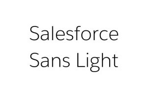 Salesforce Sans Light Font - Free Font Download