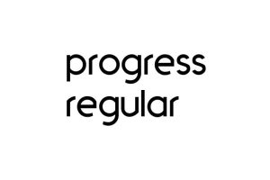 progress regular Font - Free Font Download
