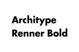 Architype Renner Bold - Free Font Download