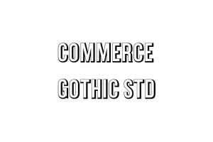 Commerce Gothic Std Font - Free Font Download
