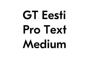 GT Eesti Pro Text Medium Font - Free Font Download