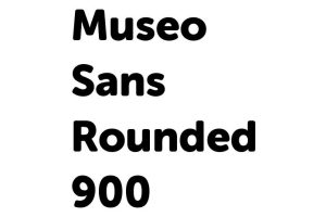 Museo Sans Rounded-900 Font - Free Font Download
