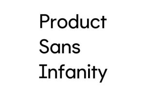 Product Sans Infanity Font - Free Font Download