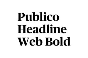 Publico Headline Web Bold Font - Free Font Download