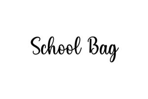 School Bag Font - Free Font Download