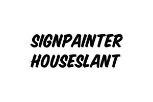 SignPainter HouseSlant Font - Free Font Download