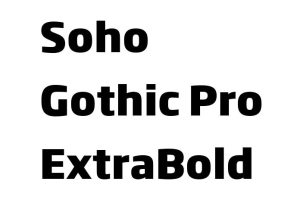 Soho Gothic Pro ExtraBold Font - Free Font Download
