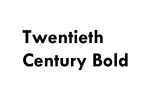 Twentieth Century Bold Font - Free Font Download