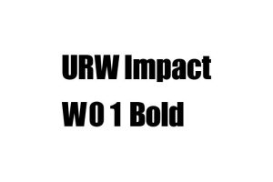URW Impact W01 Bold Font - Free Font Download