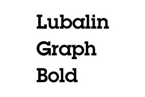 Lubalin Graph Bold Font - Free Font Download