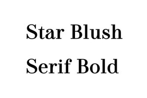 Star Blush Serif Bold Font - Free Font Download
