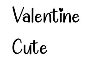 Valentine Cute Font - Free Font Download