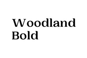 Woodland Bold Font - Free Font Download