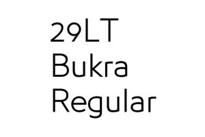 29LT Bukra Regular Font - Free Font Download