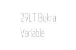 29LT Bukra Variable Font - Free Font Download