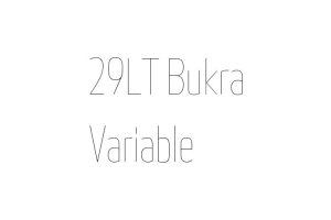 29LT Bukra Variable Font - Free Font Download