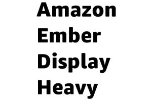 Amazon Ember Display Heavy Font - Free Font Download