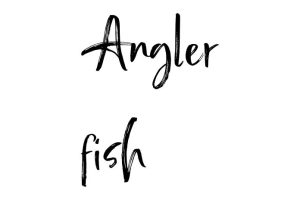 Angler fish Font - Free Font Download