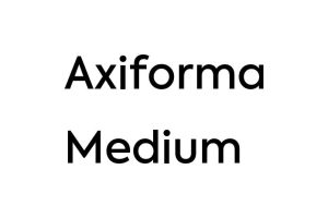 Axiforma Medium Font - Free Font Download
