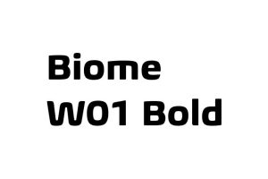 Biome W01 Bold Font - Free Font Download