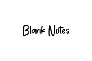 Blank Notes Font - Free Font Download