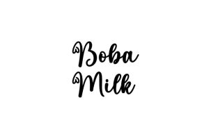 Boba Milk Font - Free Font Download