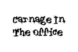 Carnage In The Office Font - Free Font Download