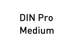 DIN Pro Medium Font - Free Font Download