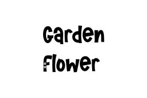 Garden Flower Font - Free Font Download