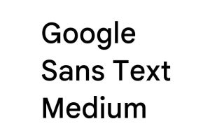 Google Sans Text Medium Font - Free Font Download