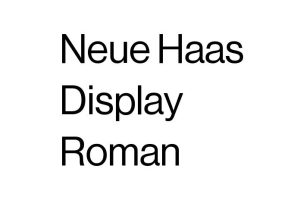 Neue Haas Display Roman Font - Free Font Download