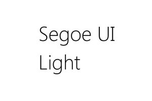 Segoe UI Light Font - Free Font Download