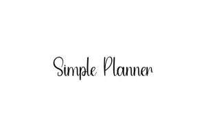 Simple Planner Font - Free Font Download