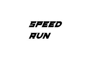 Speed Run Font - Free Font Download