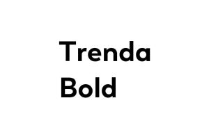 Trenda Bold Font - Free Font Download