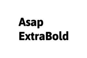Asap ExtraBold Font - Free Font Download
