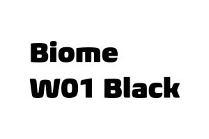 Biome W01 Black Font - Free Font Download