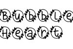 Bubble Heart Font - Free Font Download