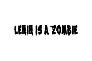 Lenin is a Zombie Font - Free Font Download